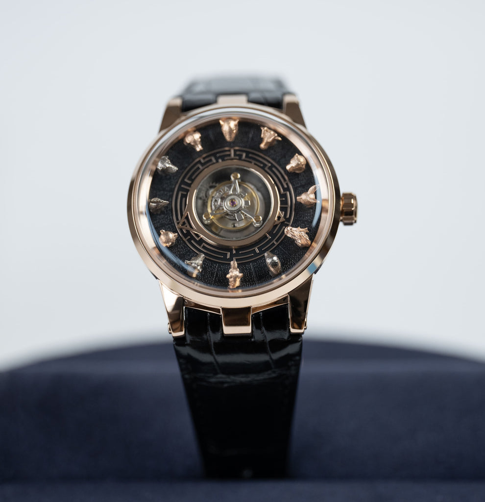 HAOFA Center Tourbillon 3D Zodiac signs Limited 500 pcs 3D Sapphire Cr ...